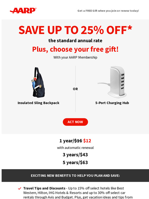 AARP: Important notice about membership | Milled