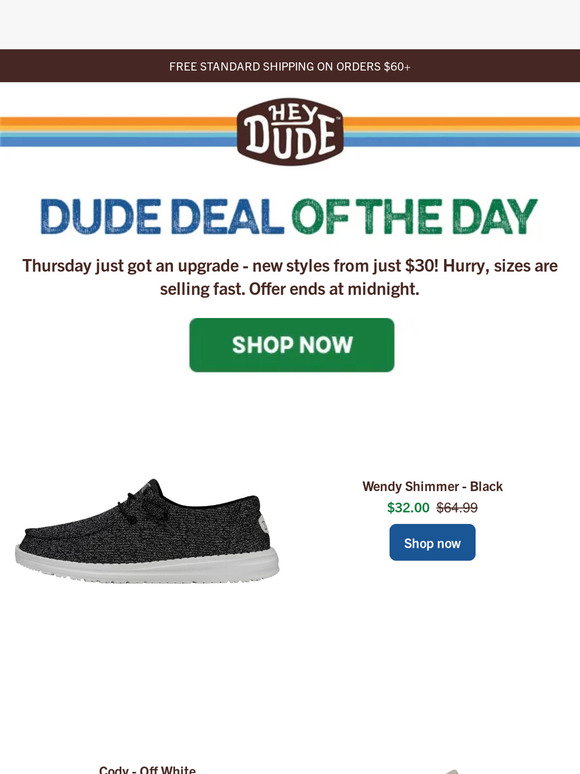 Hey Dude: These $30 go-to's need your attention. | Milled
