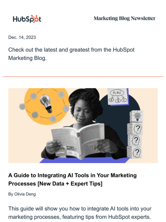 HubSpot: A Guide to Integrating AI Tools in Your Marketing Processes ...