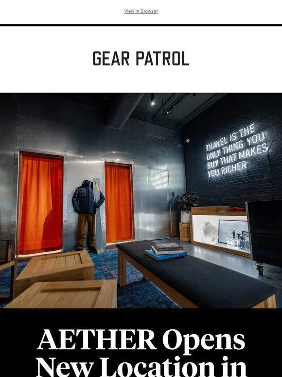 Gear Patrol: AETHER Opens New Location in New York City | Milled