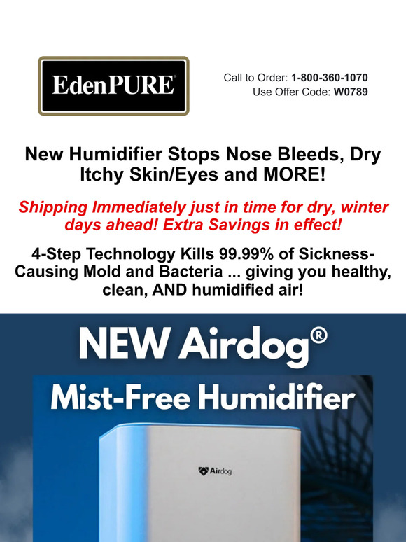 EdenPURE: New EdenPURE Humidifier - ON SALE NOW! | Milled
