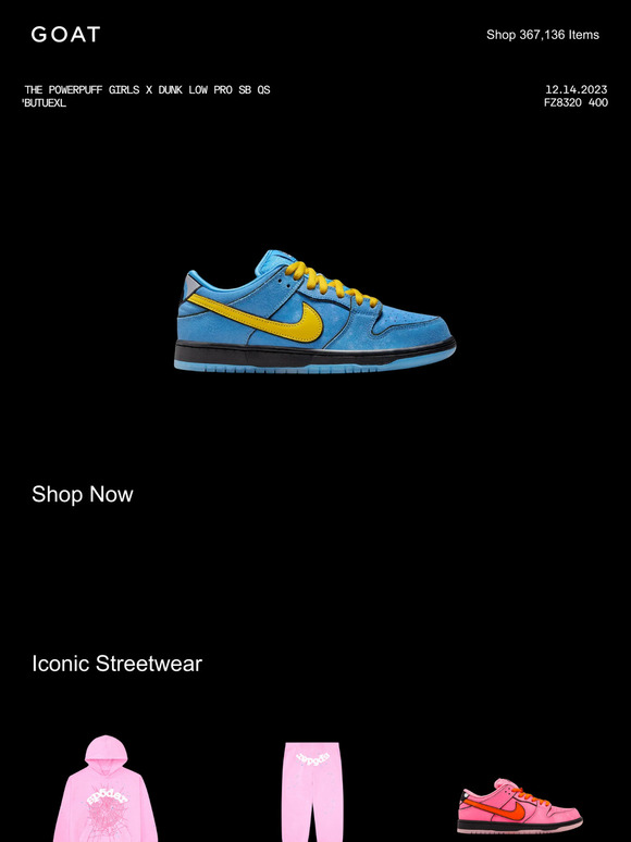 GOAT: [SEED] Just Dropped: The Powerpuff Girls x Dunk Low Pro SB QS ...