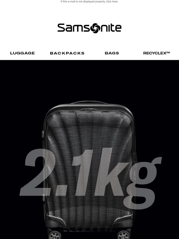 Samsonite: Pack Light, Expand Big! Meet C-Lite Expander | Milled