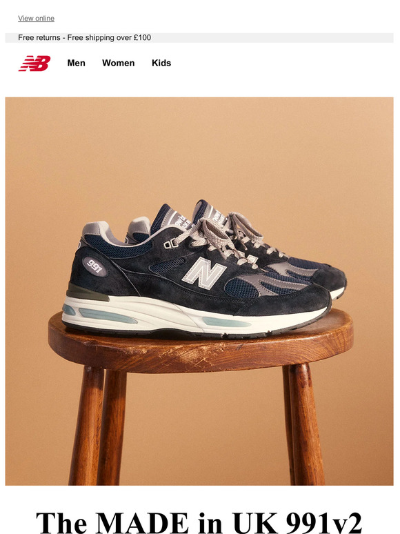 New Balance: The Made in UK 991v2 – now available in navy | Milled