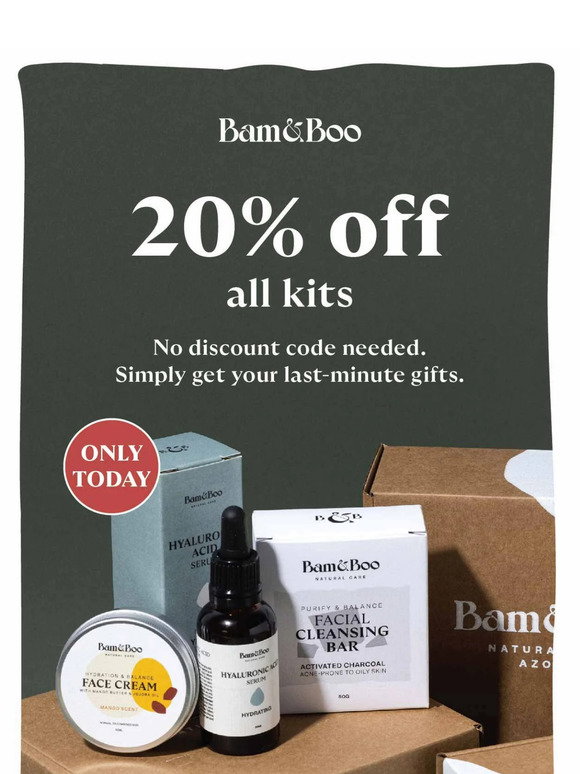 BAM and BOO: [TODAY] All Kits at 20% OFF 🍃 | Milled