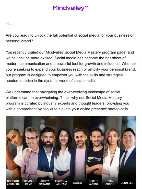 Mindvalley: Unlock Your Social Media Potential: Book a Consultation ...
