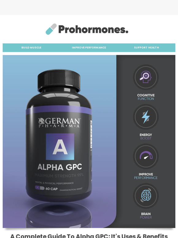 Prohormones: Increase Focus & Brain Power with Alpha GPC 🧠🔋 | Milled