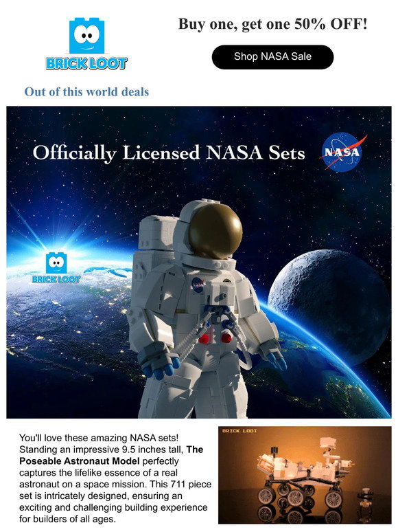 Brick Loot: Officially licensed NASA sets are landing just in time ...