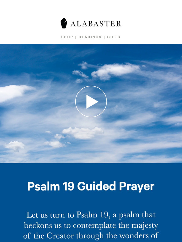 Alabaster Co Listen Psalm 19 Prayer Milled