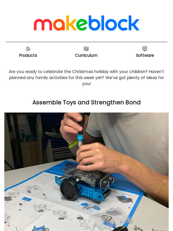 Makeblock: Out of ideas? Makeblock Holiday Inspirations for You😘 | Milled