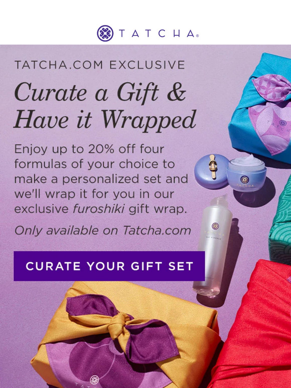 Tatcha: Curate the perfect gift set 🎁 with wrapping | Milled