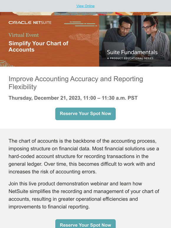 NetSuite: Simplify Your Chart of Accounts | Milled