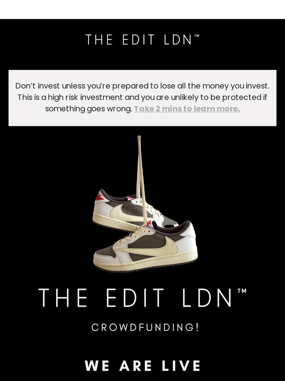 The Edit: Don't Miss Out On Owning A Part Of The Edit LDN | Milled