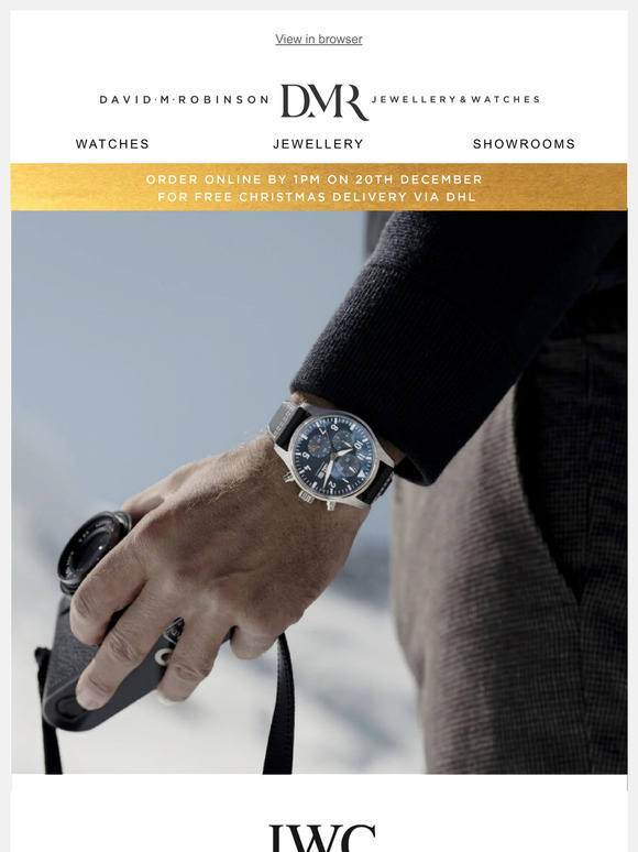 David M Robinson: Discover Our IWC Christmas Gift Guide | Milled