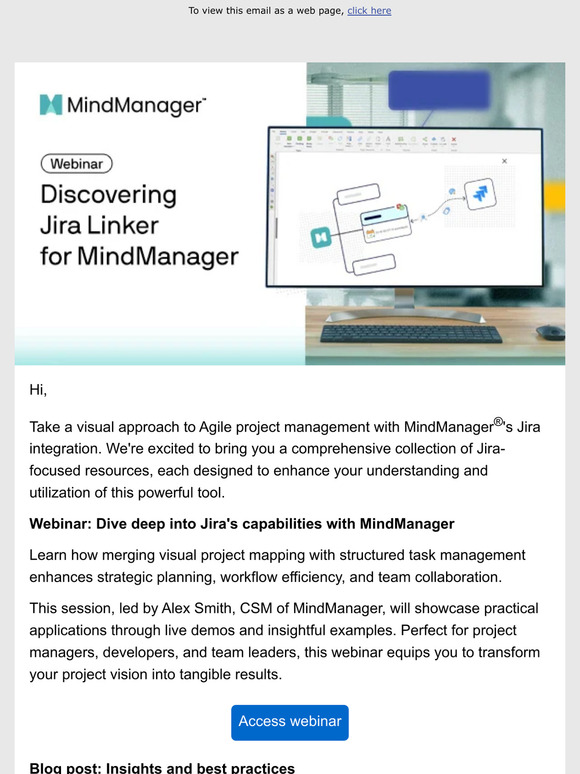 MindManager: Unlock a visual approach to managing Jira projects using MindManager | Milled