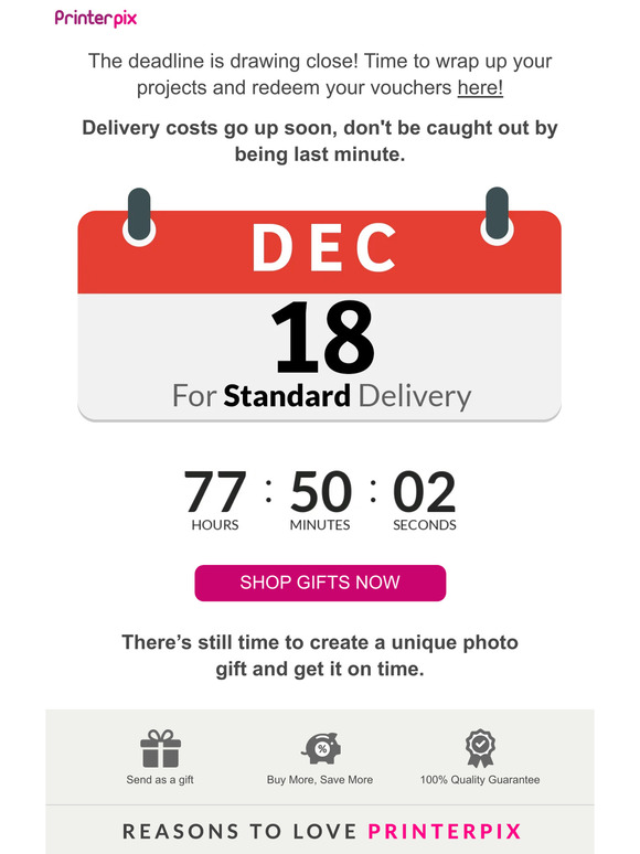 PrinterPix: Tick Tock Goes The Delivery Clock⌛ | Milled