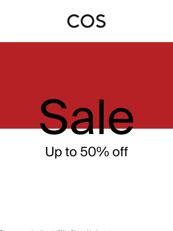COS: Sale continues: up to 50% off | Milled