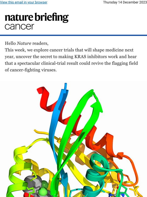 Nature: Cancer trials to watch in 2024 | Milled
