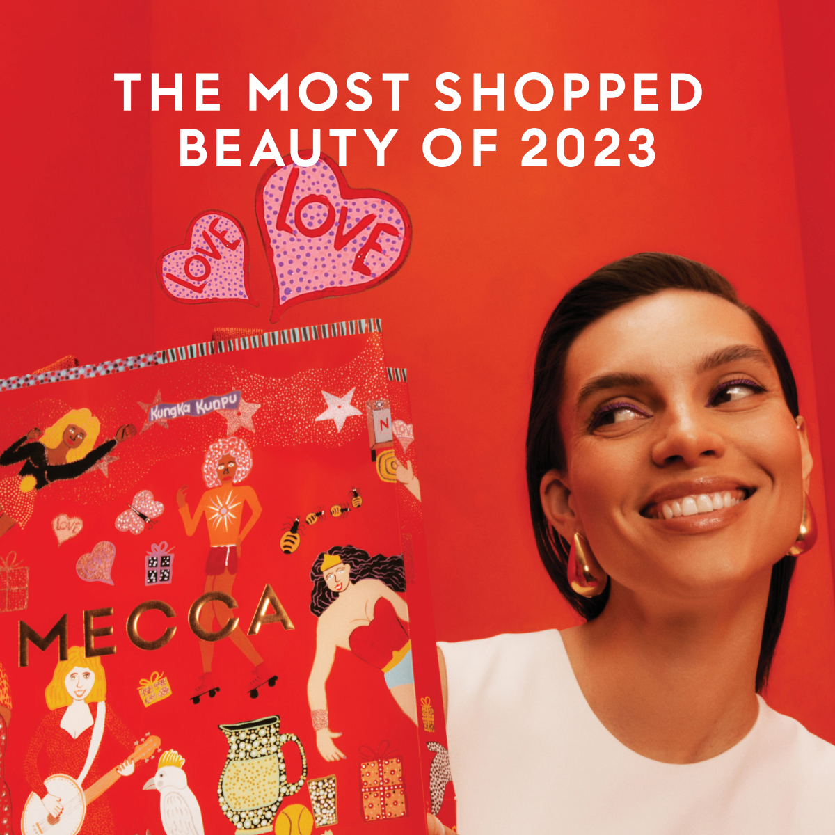 Mecca: —, want to know our most shopped beauty? | Milled