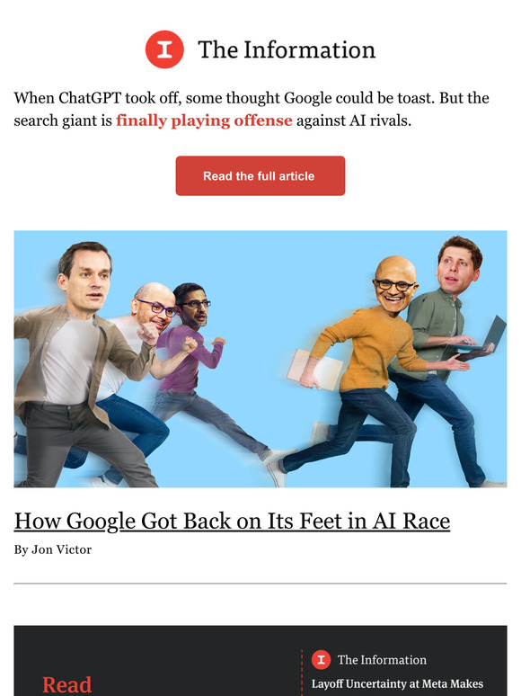The Information: How Google Got Back on Its Feet in AI Race | Milled