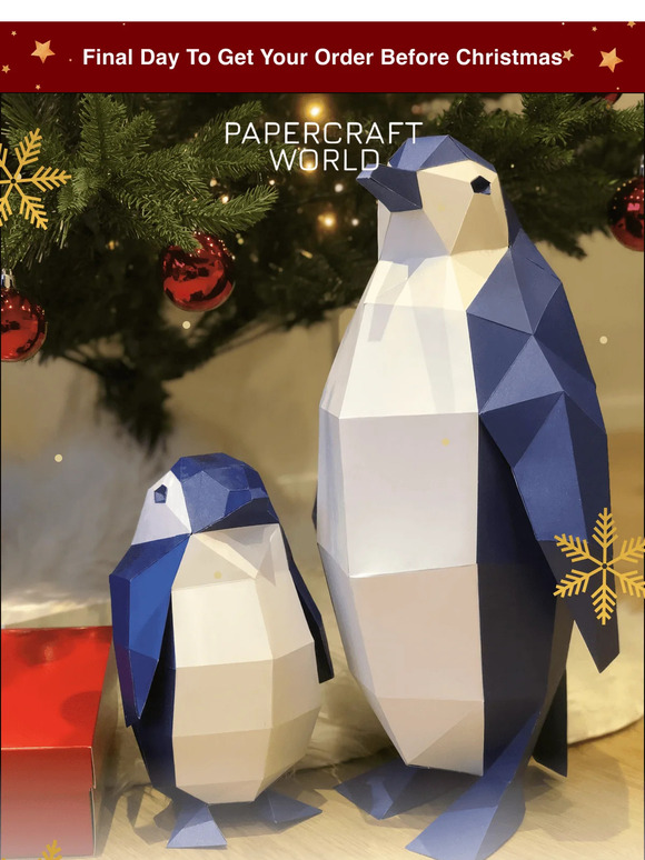 PaperCraft World: Last Day! Get Papercraft Gifts By Christmas | Milled
