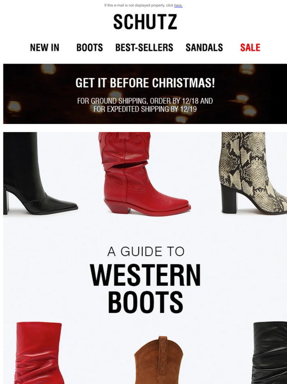 Schutz USA: The Western Boot Edit | Milled