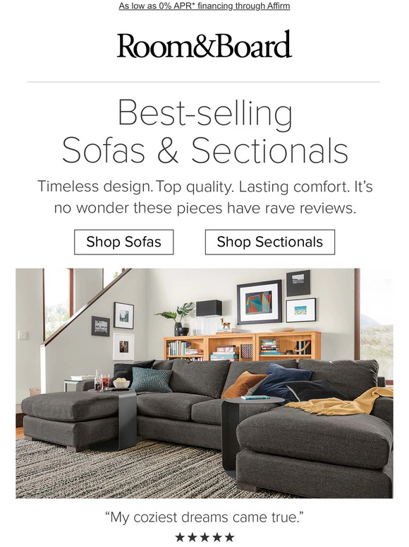 Room & Board: These sofas & sectionals are customer favorites | Milled