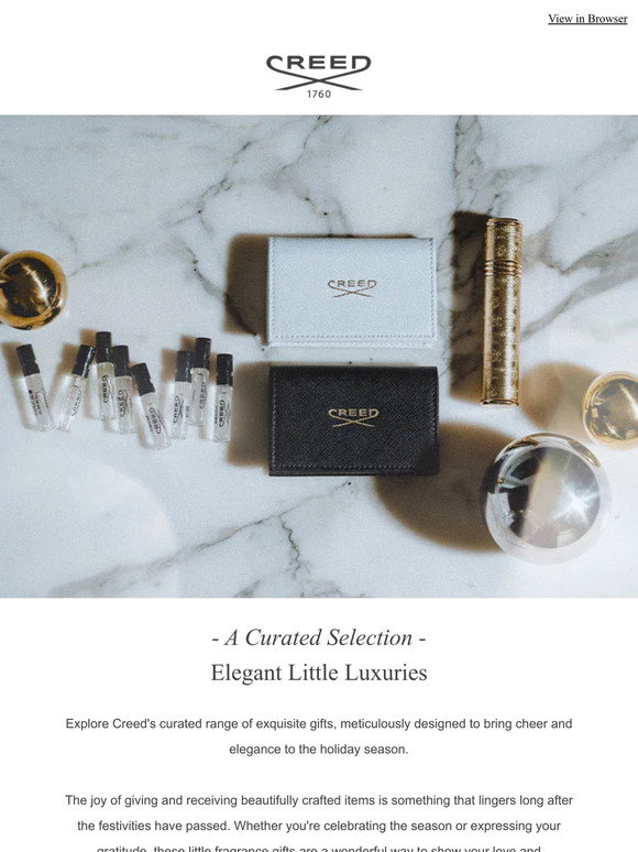 Creed: Explore Our Curated Selection Of Little Luxuries | Milled