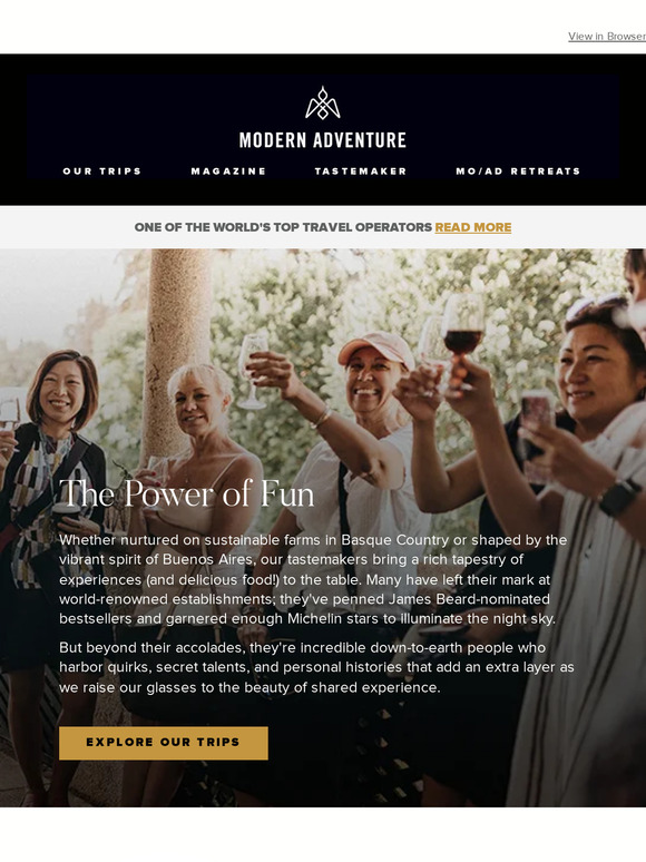 Modern Adventure: Some of the Best Humans We Know | Milled