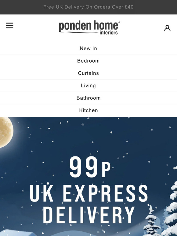 Ponden Home Interiors: Early Christmas Present - 99p UK Express ...