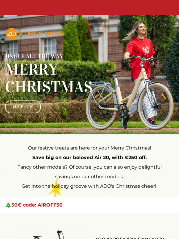 ADO E-BIKE: Explore the Surprises of ADO's Christmas Specials! | Milled
