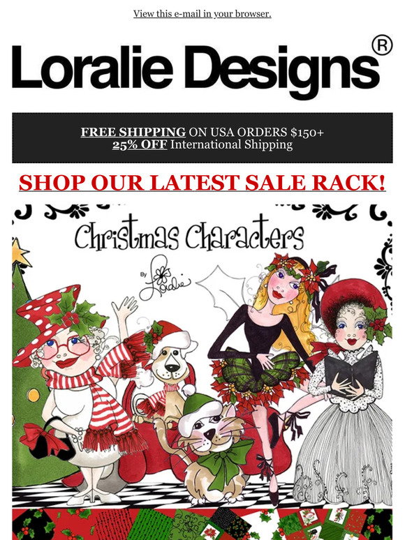 Loralie Designs: Christmas Characters Sale at Loralie 🎄 | Milled