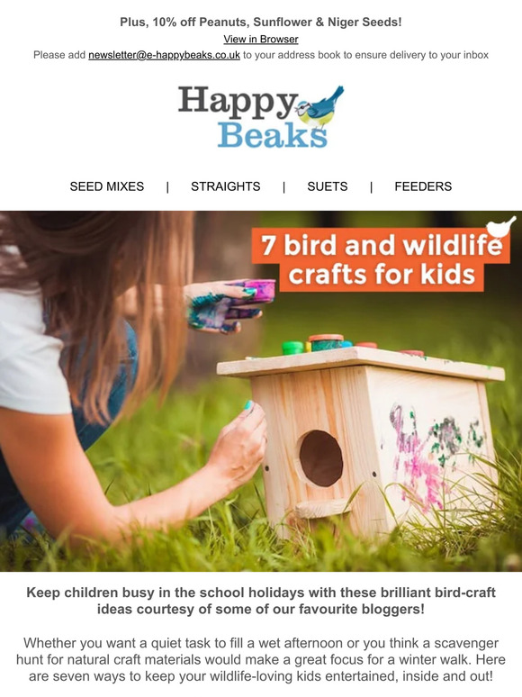 Happy Beaks: 7 bird and wildlife crafts for kids | Milled