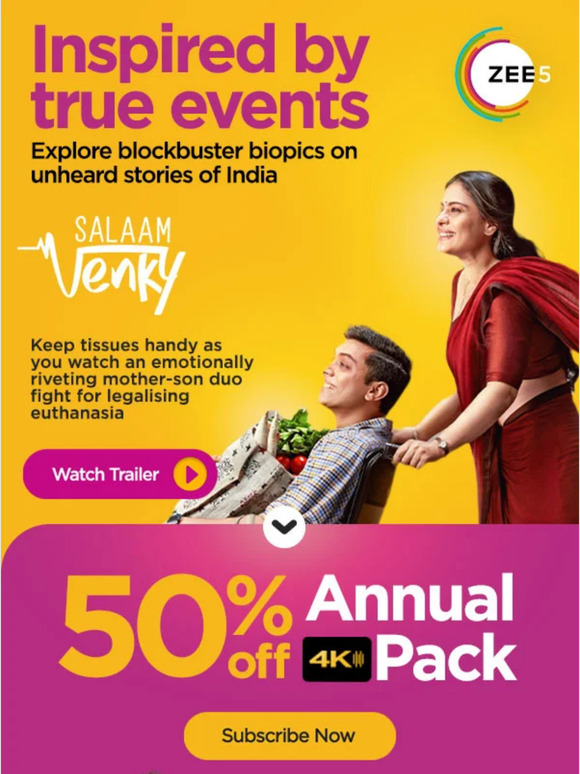 ZEE5: Movies based on real life 🍿 | Milled