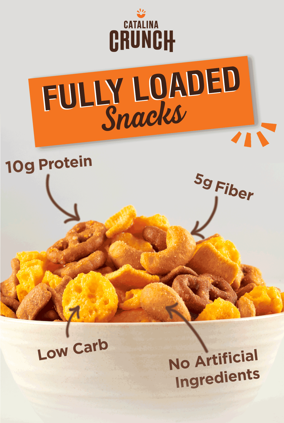 Catalina Crunch: 💪 Snacks, FULLY LOADED 💪 | Milled