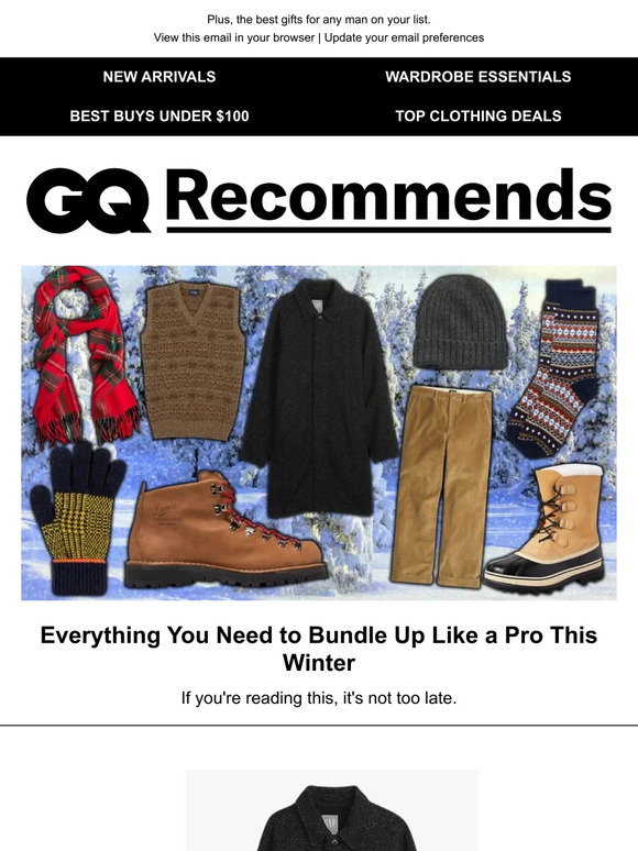 GQ: Everything You Need to Bundle Up Like a Pro This Winter | Milled