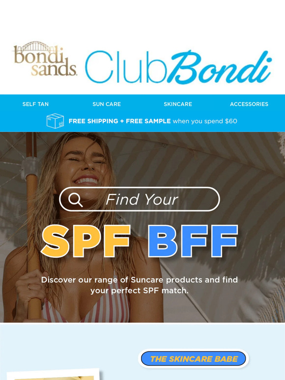 Bondi Sands: Find Your SPF BFF 🏖️ | Milled