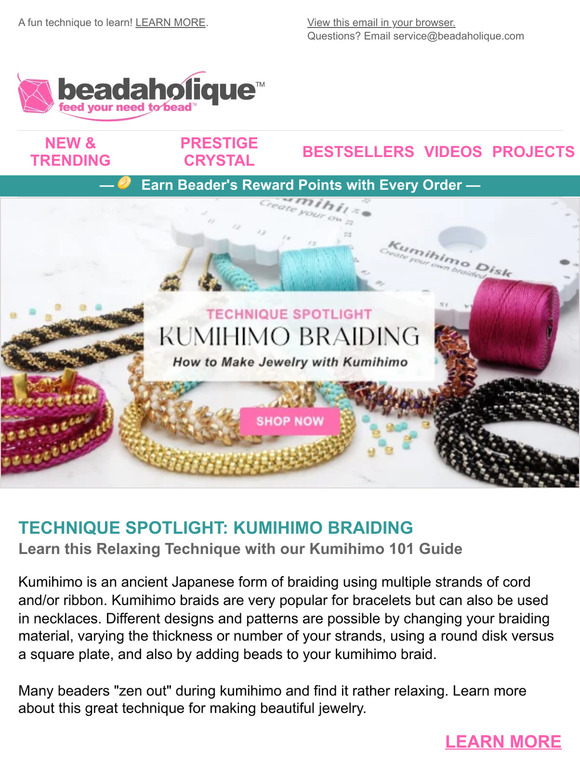 Beadaholique: Zen Out with Kumihimo: How to Make Jewelry with this ...