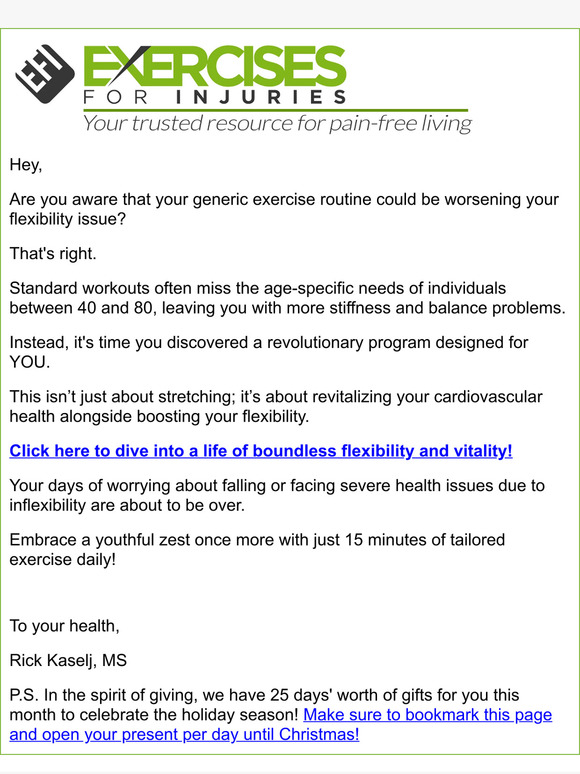 Exercises For Injuries: A Lifeline for Your Flexibility and Heart ...