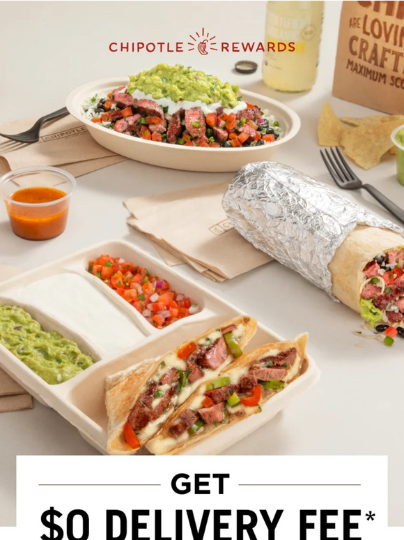 Chipotle: Your Chipotle, delivered. 🙂‍↕️ | Milled