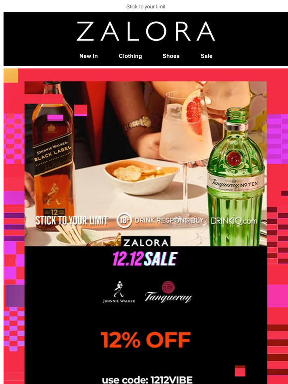 ZALORA SG: Get 12% OFF from Johnnie Walker & Tanqueray 🥃 | Milled