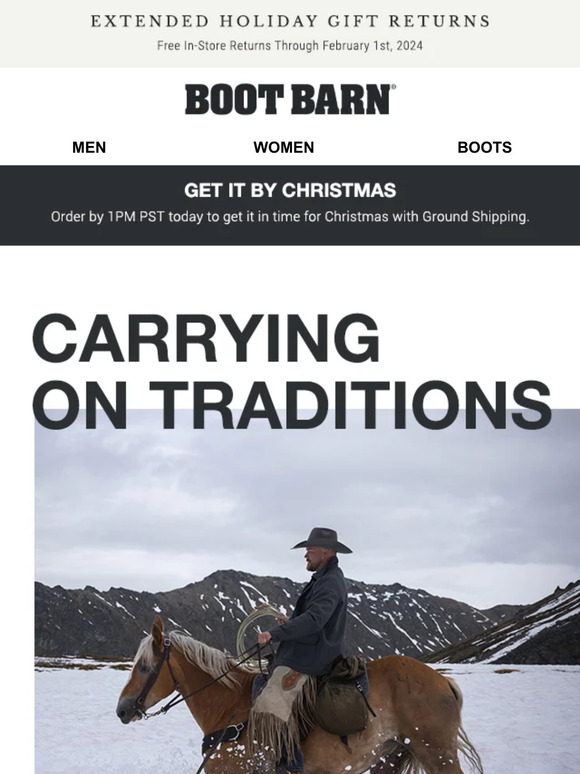 BootBarn.com: Gifts for the Whole Family | Milled