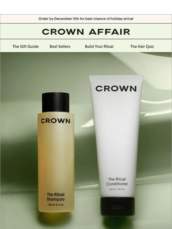 Crown Affair: It's Back: The Ritual Shampoo | Milled