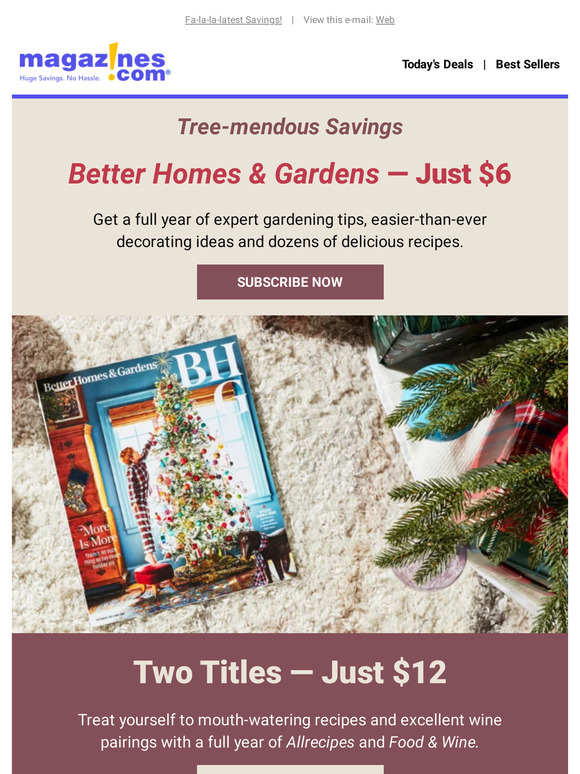 Magazines.com: (Approved) You've Unlocked Big Savings! | Milled