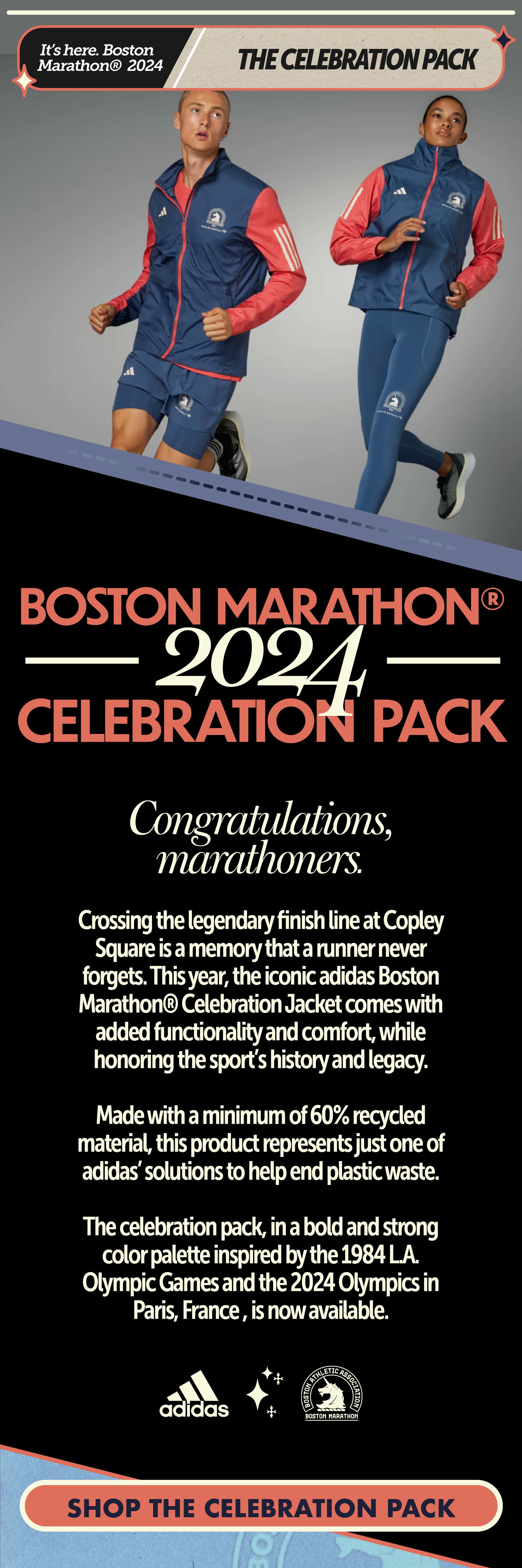 Marathon Sports: 💙💪 The 2024 Boston Marathon® Celebration Pack. | Milled