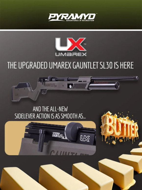 Pyramyd Air: 🔥 Gauntlet SL30: Now with More Shots! | Milled