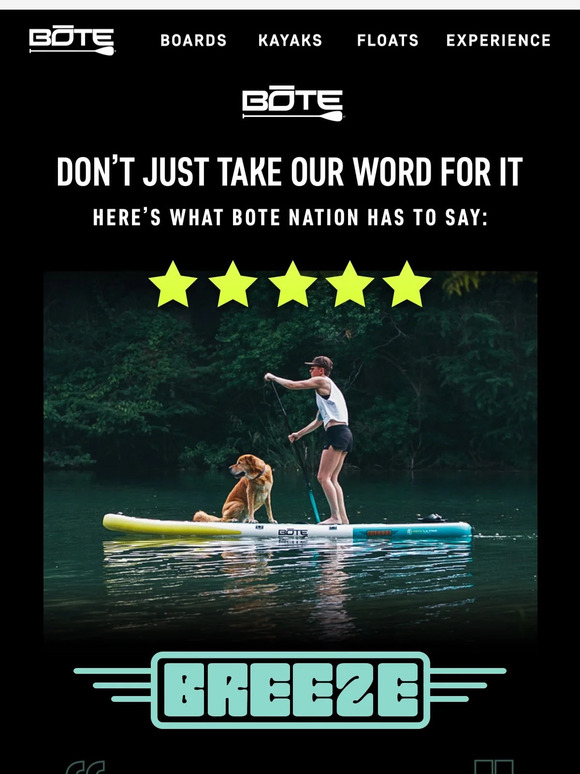 BOTE: 5⭐️ Breeze Aero Now only $449 | Milled