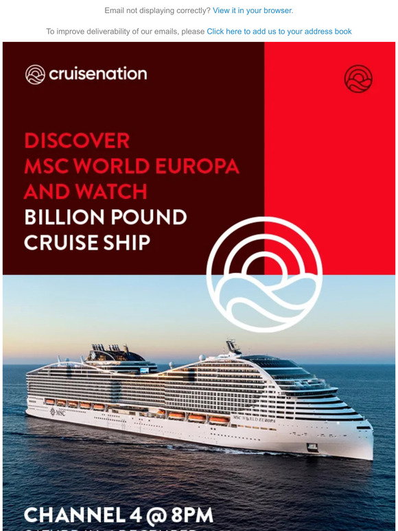 Cruise Nation: Discover MSC World Europa – Building the Billion Pound ...