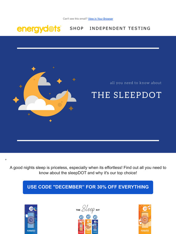 Energy Dots: ALL YOU NEED TO KNOW ABOUT THE SLEEPDOT 👋 | Milled