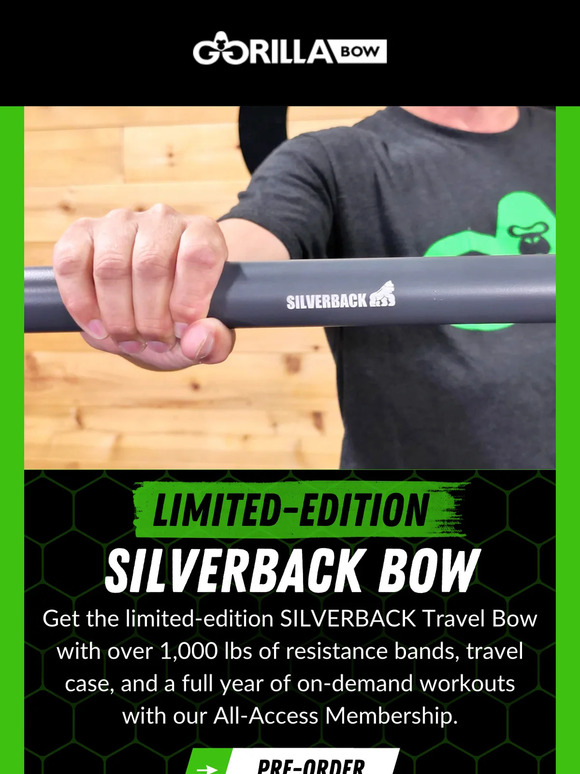 Gorilla Fitness: First Look at our Special Edition Silverback Bow 🦍 ...